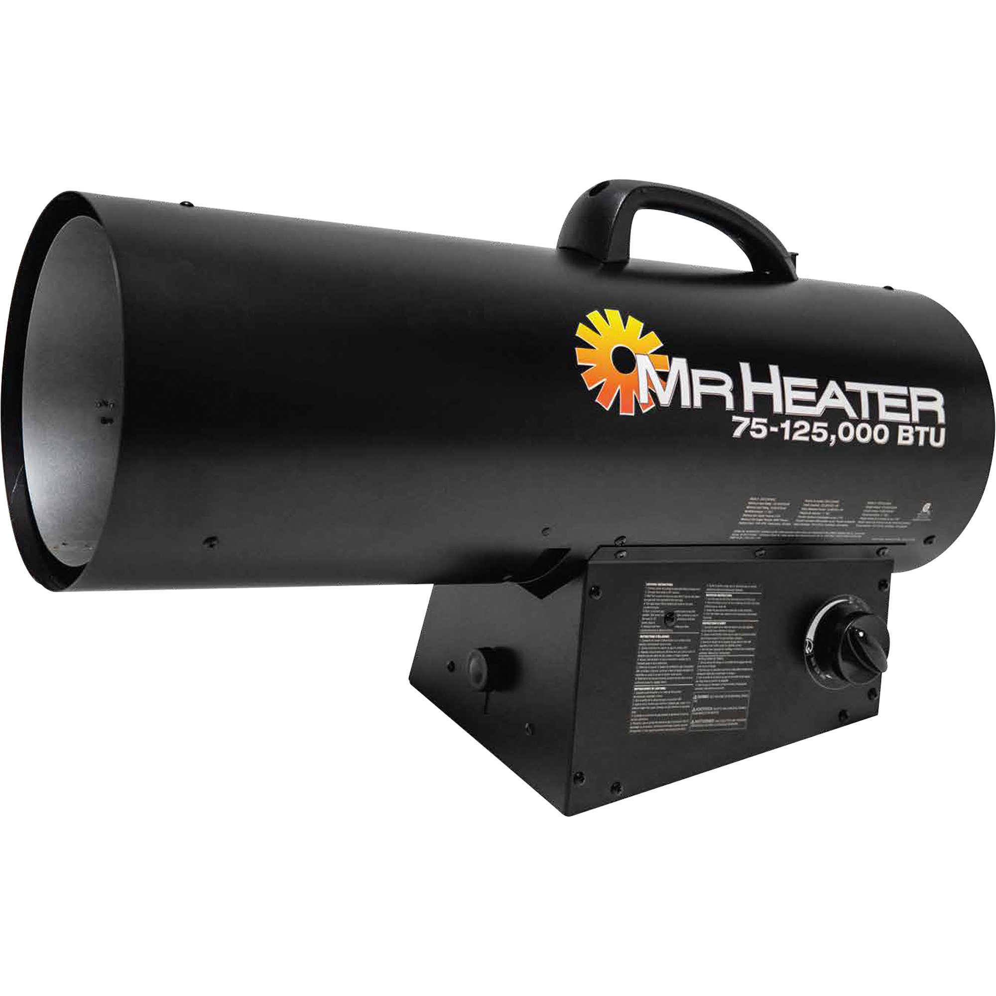 Mr. Heater Forced Air Propane Heater, 125,000 BTU, 3125 Sq. Ft. Capacity, Model# F228128 ...